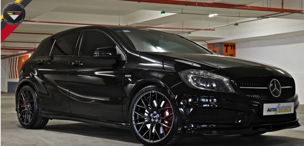 Mercedes-Benz A250 AMG Equipped With Vorsteiner V-FF 107 Wheels ...