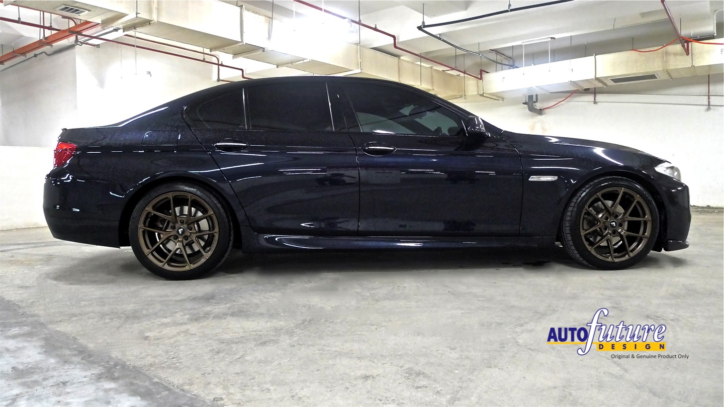 Bronzed Out Alloys: BMW F10 5-Series Equipped With V-FF 101 Wheels ...