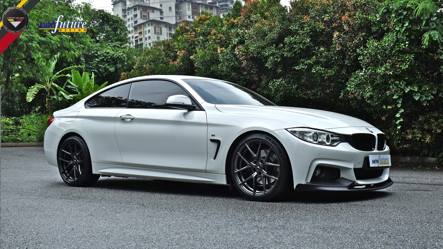 BMW F32 4-Series Equipped With Vorsteiner V-FF 101 Wheels And H&R ...