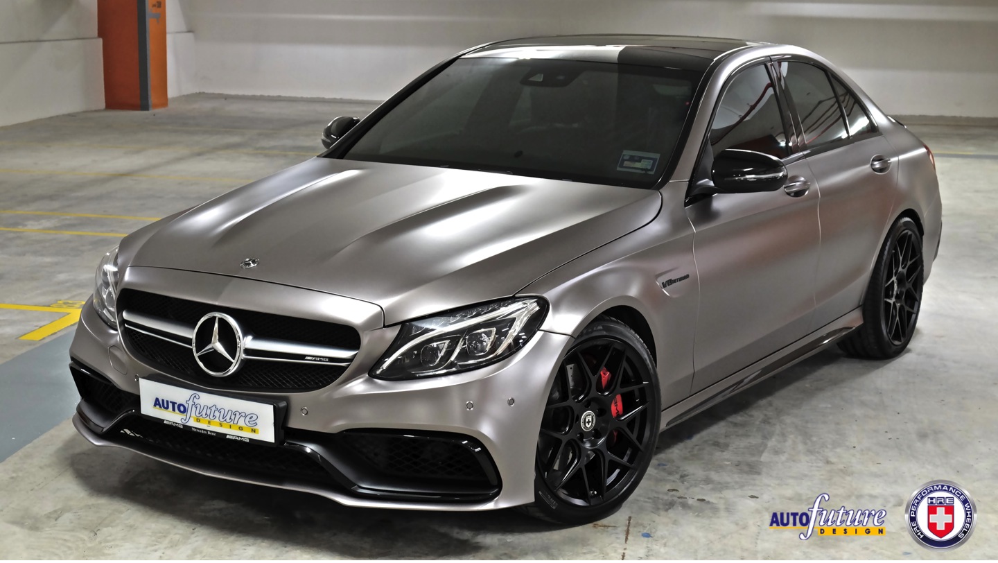 Mercedes-Benz W205 C-Class Running HRE Performance FlowForm FF01 Wheels ...