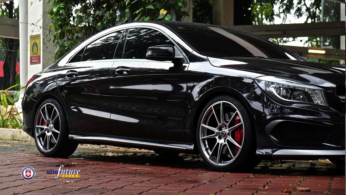 Mercedes-Benz CLA45 AMG Rolling On HRE Performance FF04 Alloys ...