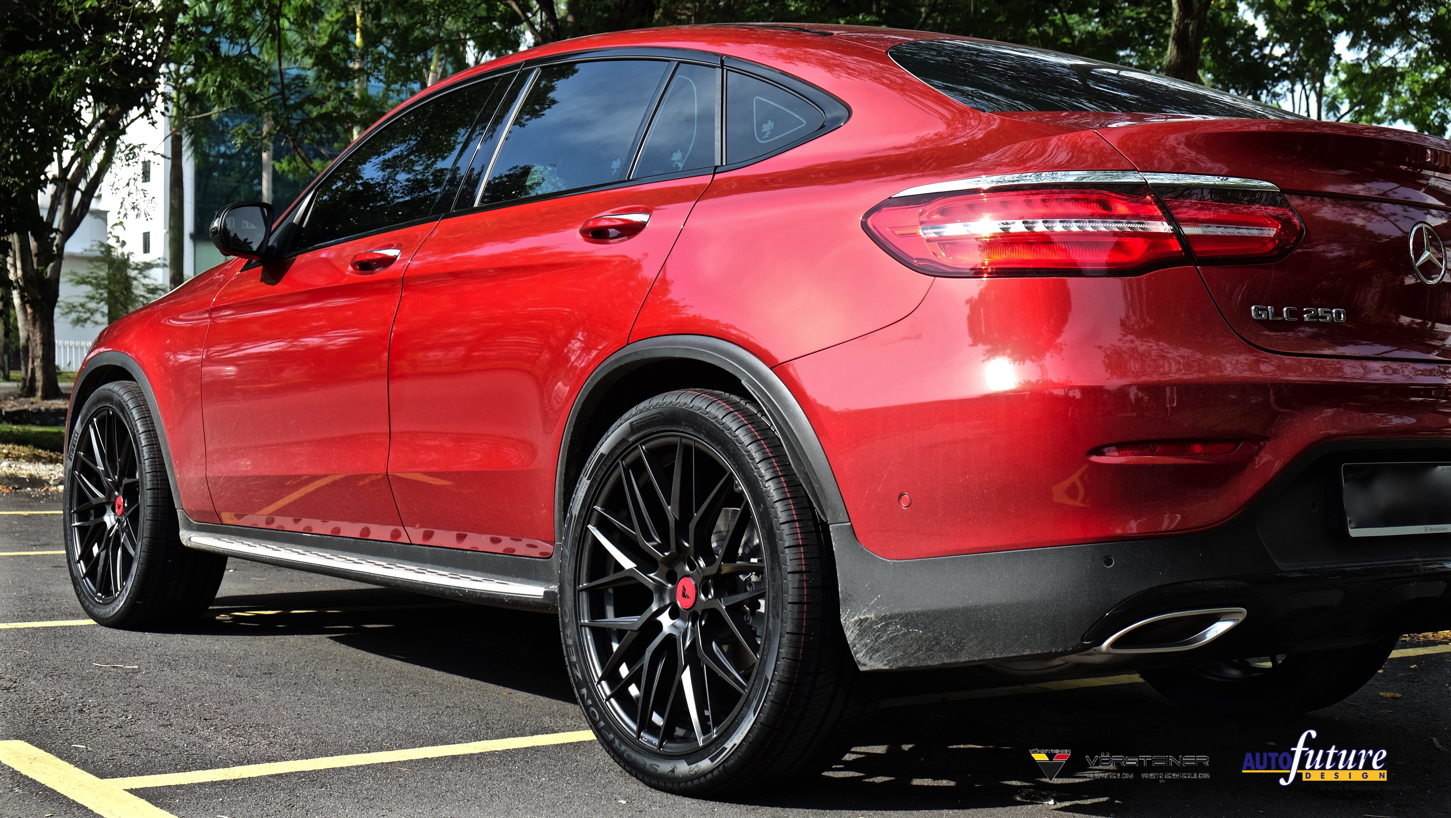 Mercedes-Benz GLC Coupe On A Set Of Vorsteiner V-FF 107 Wheels ...